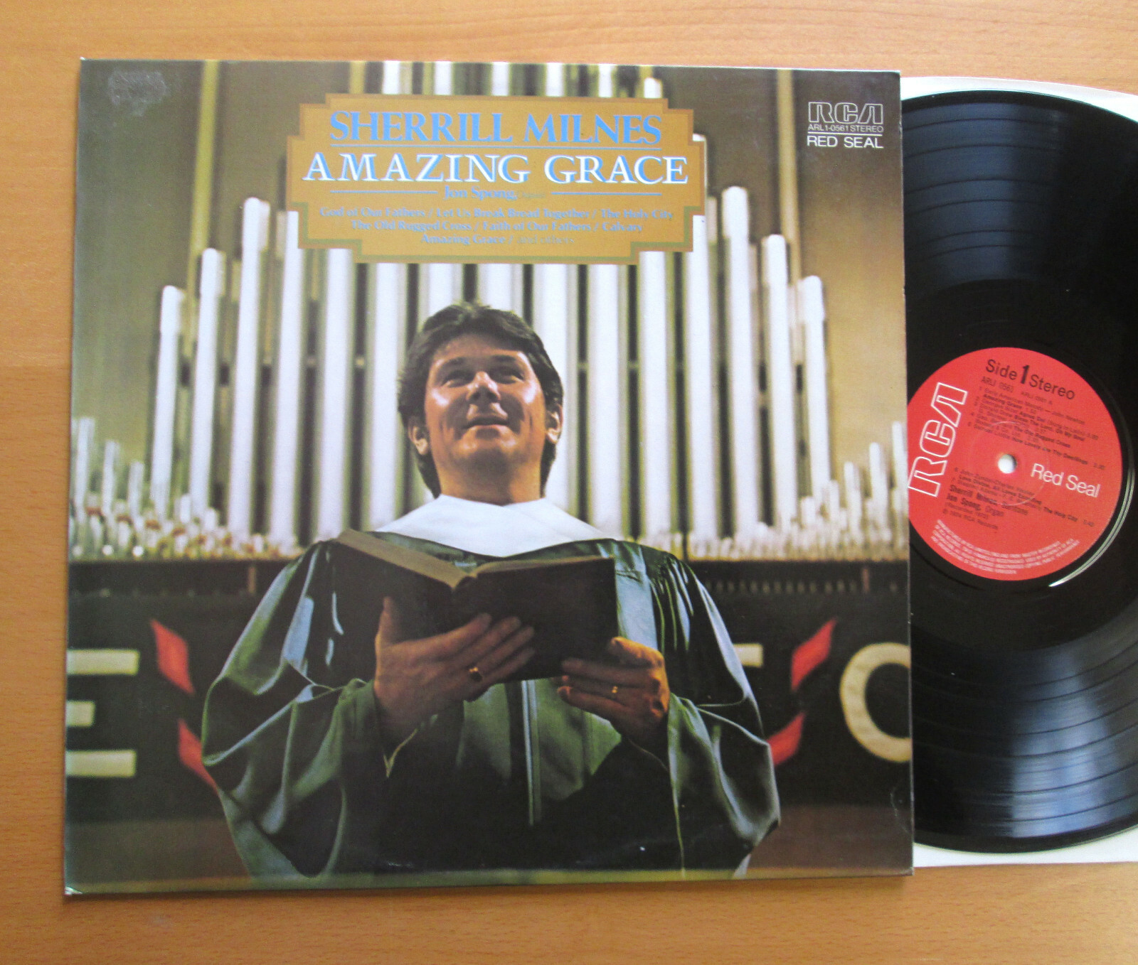 ARL1-0561 Sherrill Milnes Amazing Grace John Spong Organist 1974 ...