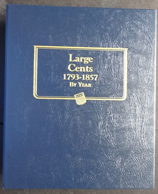 Whitman Large Cents Coin 1793-1857 Album Folder #9110 | eBay