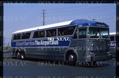 AIRPORT SERVICE. MCI COACH BUS #4302. Anaheim (CA). Original Slide 1986 ...