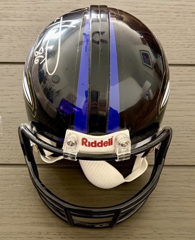 Todd Heap, Signed Autographed Baltimore Ravens Mini Helmet, Pro Bowl ...
