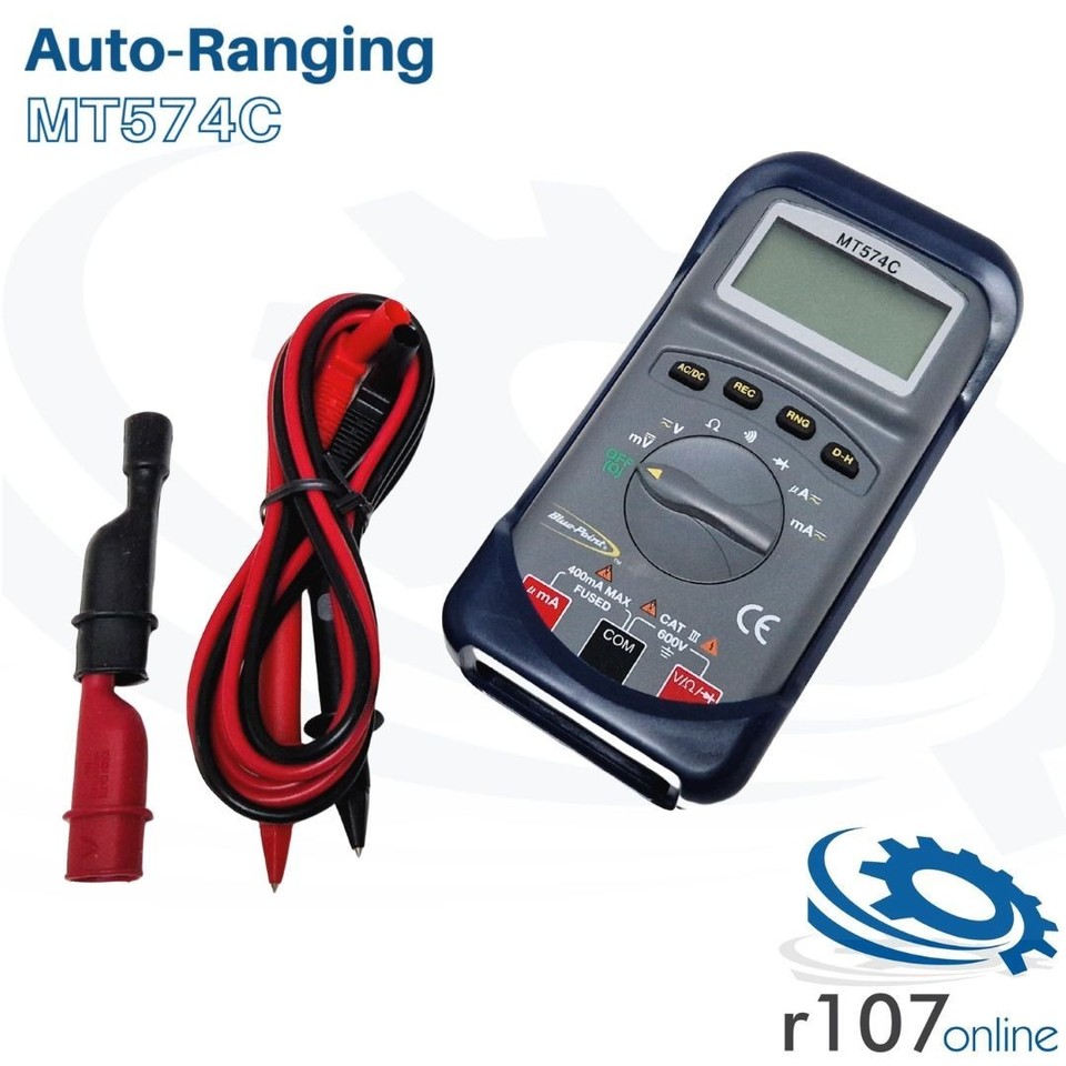 Blue Point Auto-Ranging Multimeter MT574C - As sold by Snap On | eBay UK