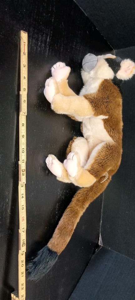 Plush Realistic Squirrel Monkey Save Our Space SOS 16" Plush Stuffed ...