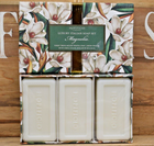 HOPIFICIO Firenze Magnolia Luxury Italian Soap Set 1 box of 3 x 5.2 oz ...