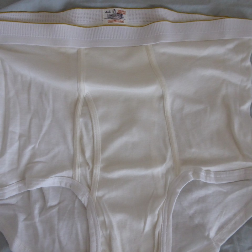 Vtg Sears Golden Comfort men's brief underwear, 100% cottn supima, 44 ...