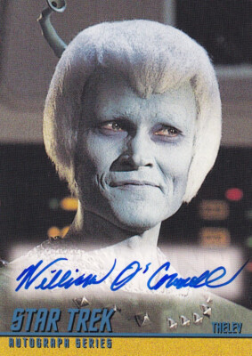 STAR TREK The Original Series Autograph Card A47 William O'Connell as ...