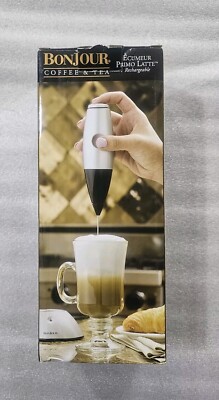 Bonjour Coffee & Tea Mousseur - Rechargeable | eBay