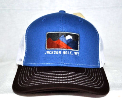 *JACKSON HOLE WYOMING* Ski Snowboard Trucker mesh Ball cap hat *OURAY ...