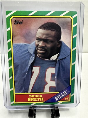 💥Bruce Smith 1986 Topps Rookie Card No. 389 Great Condition | eBay
