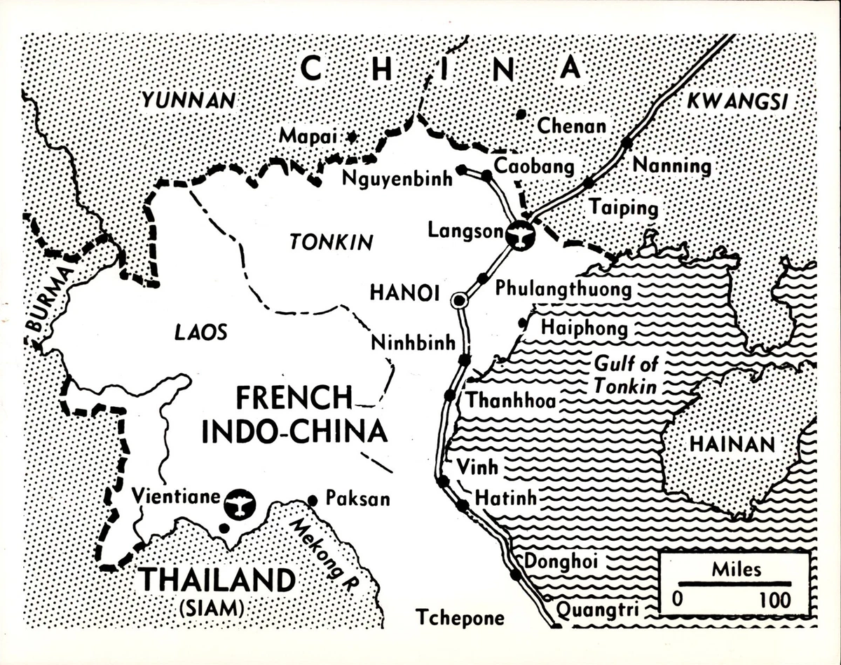 Indochina War Map
