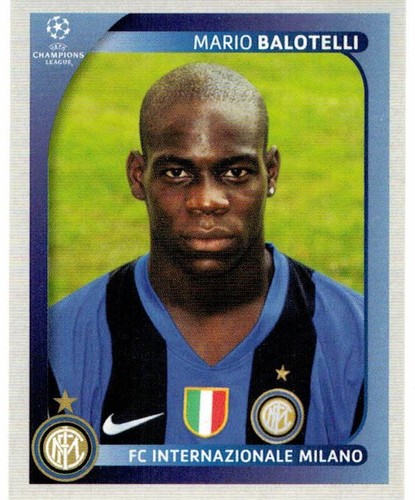Panini Champions League 2008-2009 Sticker Nr. 312 Balotelli Rookie ...