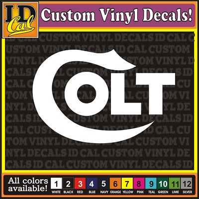 2" Colt 45 Gun pistol Hunting car window truck vinyl decal Sticker | eBay