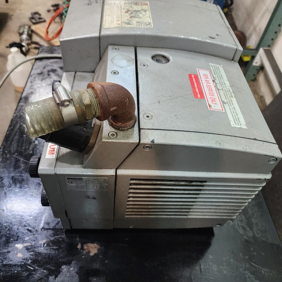 Becker 5HP KVT3.80 Rotary Vane Vacuum Pump Motor #2 48SCFM | eBay