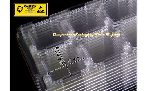 Socket LGA2011 CPU Tray for Xeon E5 51x 52.5 mm Processor - Lot of 2 5 ...