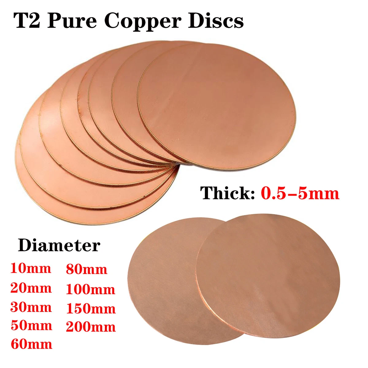 Round Copper Blanks
