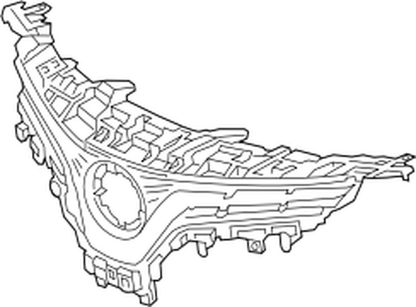 53101-33410 Toyota Grille, radiator 5310133410, New Genuine OEM Part | eBay