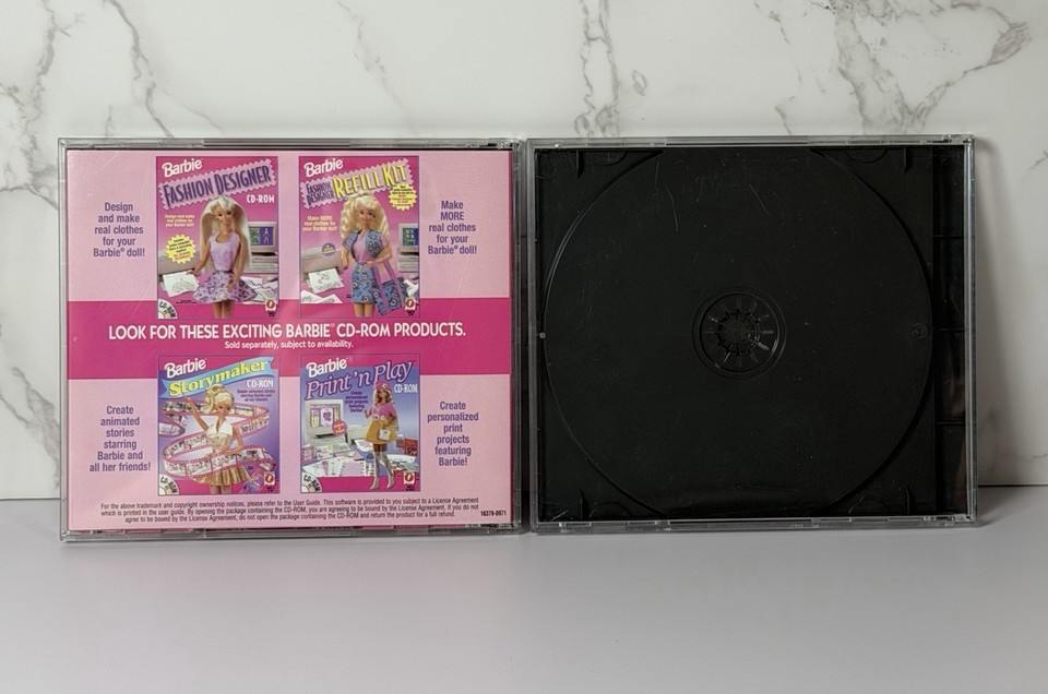 Barbie Fashion Designer & Barbie Generation Girl Gotta Groove CD-ROM ...