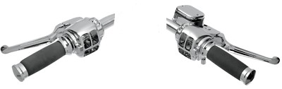 CHROME HAND CONTROL KIT HARLEY SOFTAIL FXST HERITAGE SPRINGER FAT BOY ...