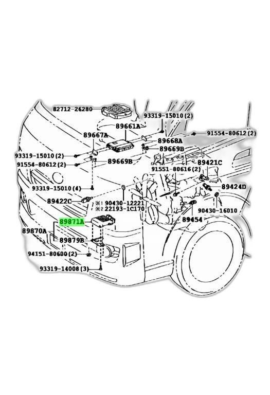 Toyota Genuine 89871-26030 ECU HIACE Regius Ace Injector Driver Module ...