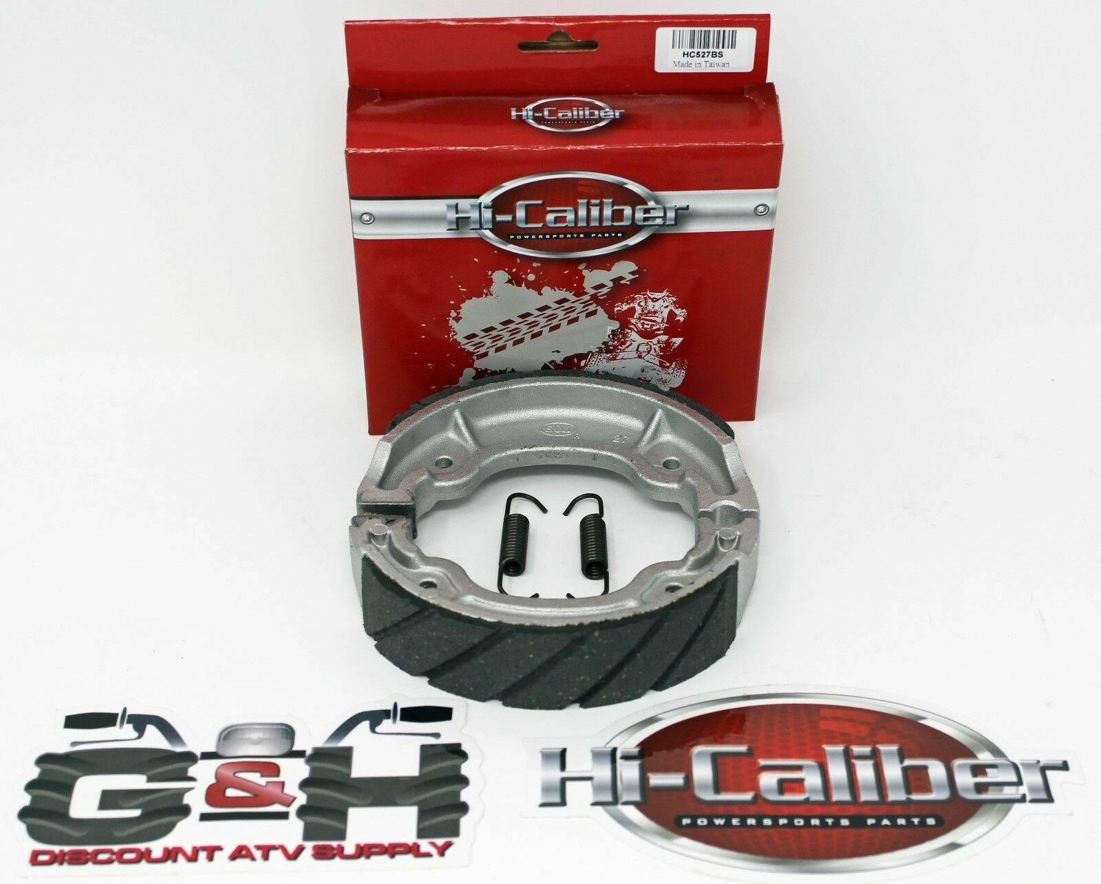 WATER GROOVED REAR BRAKE SHOES +SPRINGS for 2002-2008 Yamaha YFM 80 ...