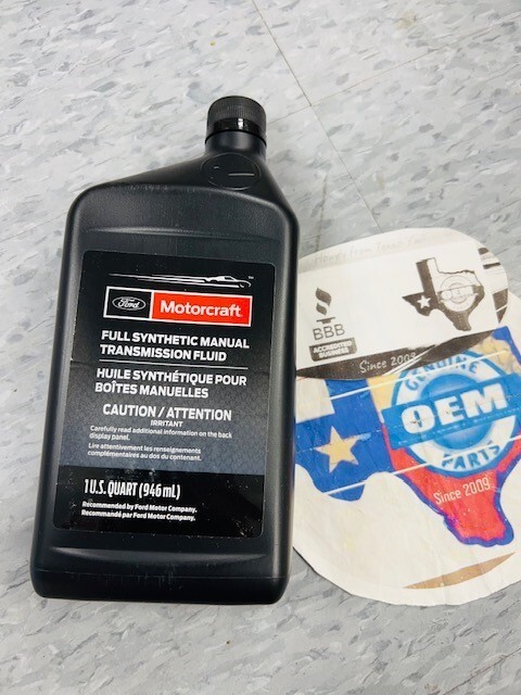 1 Quart Full Synthetic Manual Transmission Fluid OEM Ford Motorcraft ...