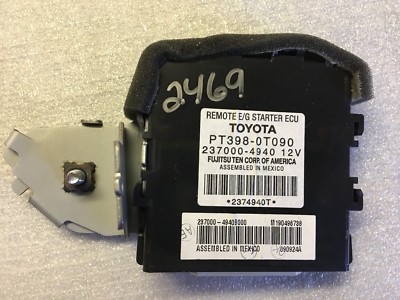 2010 Toyota Prius Computer, Remote E/G Starter ECU PT398-0T090 OEM | eBay