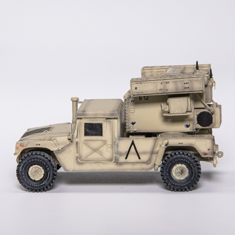 1/72 U.S. Hummer Avenger Air Defense System Sand-colored Paint Model | eBay