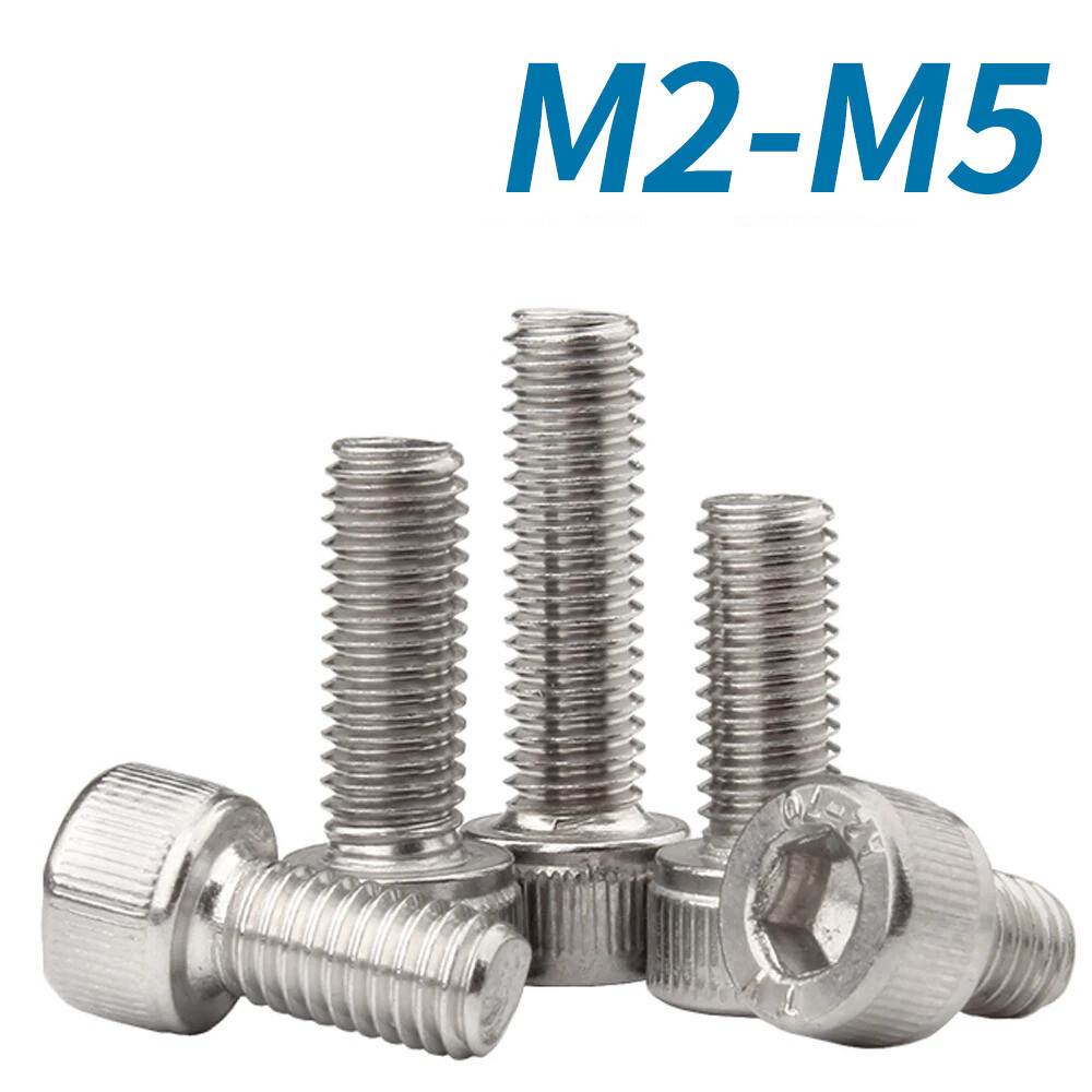 M3x6 Screws Stainless Steel Button Head Hex Socket Head Cap Screw Sems ...