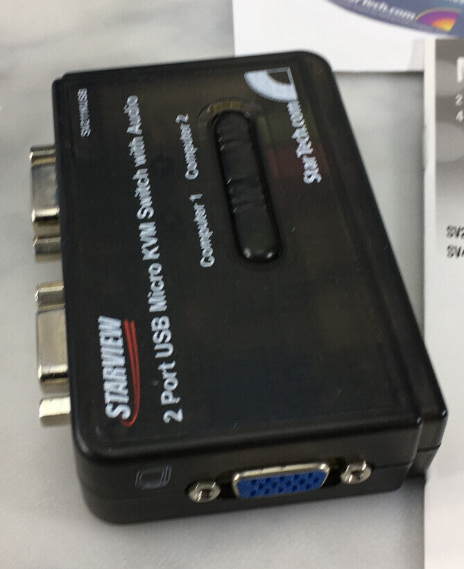StarTech StarView SV211KUSB 2-Port USB Micro KVM Switch with Audio #97 ...