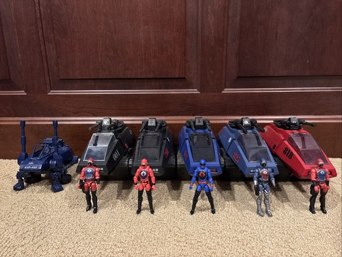 LOT OF 5 GI.JOE 3.75” Cobra HISS Tanks and ASP with DRIVERS. | eBay