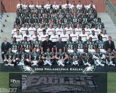 2002 PHILADELPHIA EAGLES NFL FOOTBALL 8x10 TEAM PHOTO | eBay