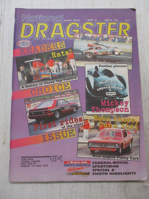 NATIONAL DRAGSTER MAGAZINE JUNE 20 1997 BUCHER JUNGLE JIM THOMPSON ...