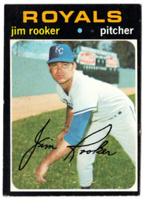 Jim Rooker 1971 Topps #730 Kansas City Royals (vg+) F | eBay