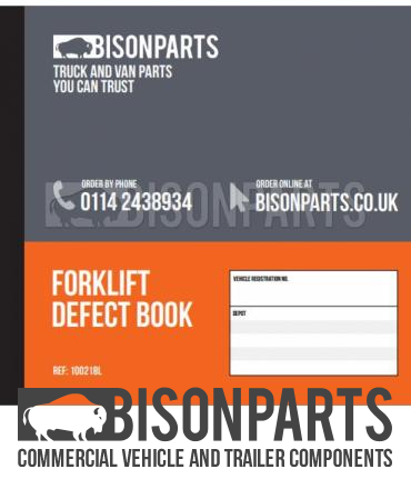 *50 PAGE FORK LIFT TRUCK DAILY CHECK & DEFECT BOOK TACHPRO 100218L ...