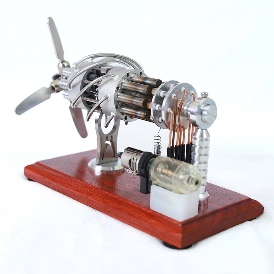 Propeller 16 Cylinder Stirling Engine Model Creative Motor Engine | eBay