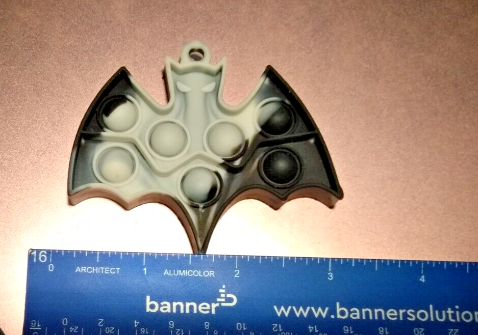 Batman DC Superhero Bubble Fidget Rubber Black Autism ADHD Pop It ...