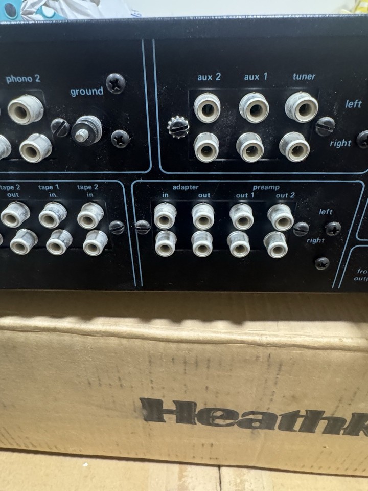 Vintage Heathkit Preamplifier Control Center AP-1800 W/ Original Box | eBay