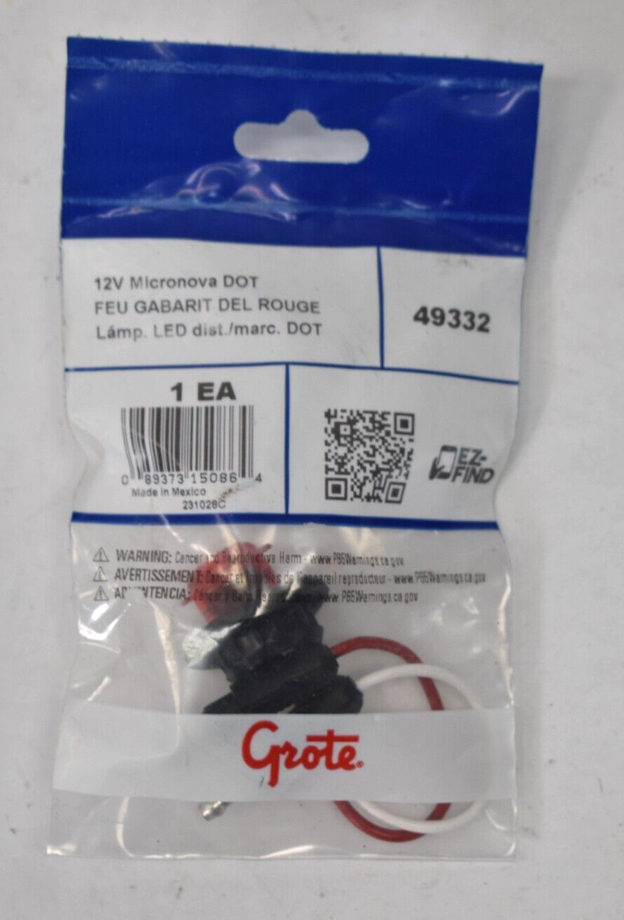 Side Marker Light Grote 49332 for sale online | eBay