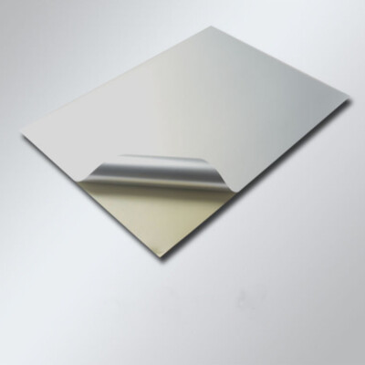 10 Pcs Silver Printing Paper Self Adhesive Sticker Laser Label Printer ...