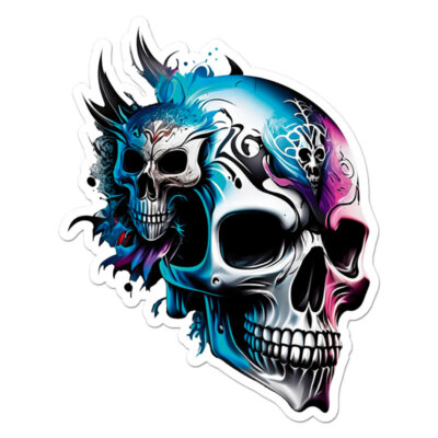 Tribal Skulls, Vinyl Decal Sticker, Indoor Outdoor, 3 Sizes, #11211 | eBay