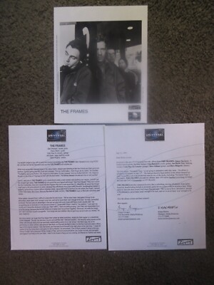THE FRAMES (IRISH BAND) "DANCE THE DEVIL" 1999 UNIVERSAL PRESS KIT W/PHOTO NM | eBay