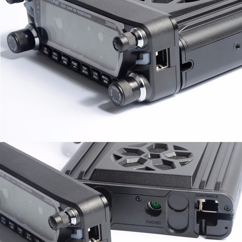 Zastone ZT-D9000 Mobile Car Radio 50W Dual Band 136-174 400-480MHz Car ...
