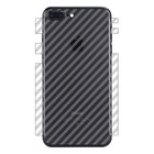 iPhone 7 / 7 Plus Back Sticker Film Transparent Carbon Fiber Skin - 2x ...