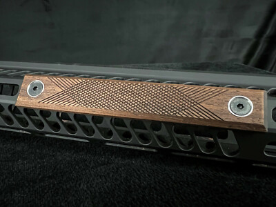 Hard Wood Rail Cover for M-Lok and KeyMod Rail, Walnut, Hand Crafted ...