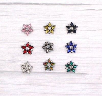 Rhinestone Star Shaped Patches for jackets And Bags, Star Patch | eBay UK