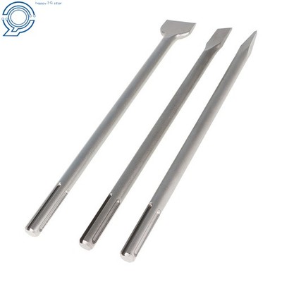 3 Pack SDS Max Bits Set Long-Point Chisel Scaling Chisel Flat Chisel 16 ...