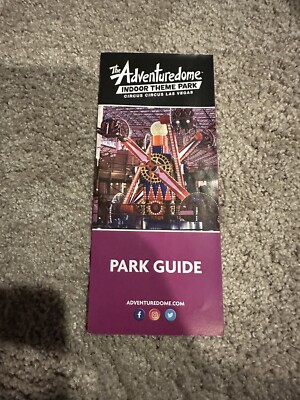 ADVENTUREDOME Indoor Theme Park Map Guide Circus Circus Hotel Casino ...