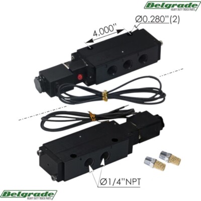 173.V34202 Solenoid Air Valve 4 Way Replaces 320131 401263 BAV050SA | eBay