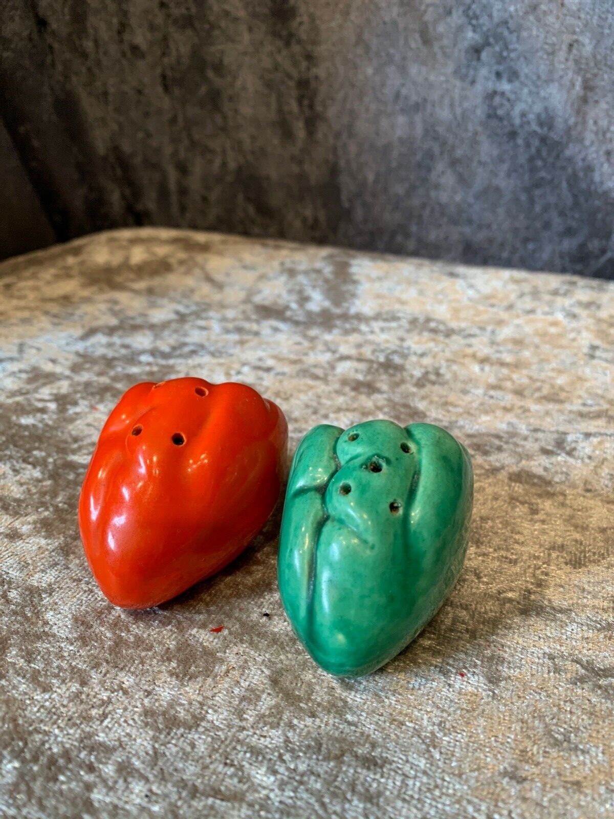 Vintage Red and Green Bell Pepper Salt and Pepper Shakers, Japan | eBay