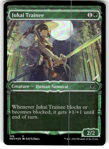 Jukai Trainee (Showcase) Kamigawa: Neon Dynasty Regular MTG | eBay
