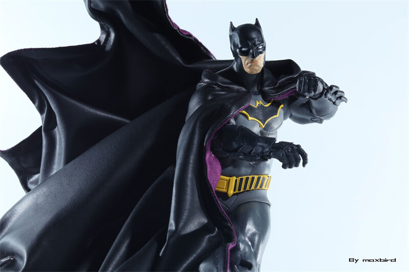 1/12 Custom Wired Cape for DC Comics Reborn Batman Cape Action Figure ...